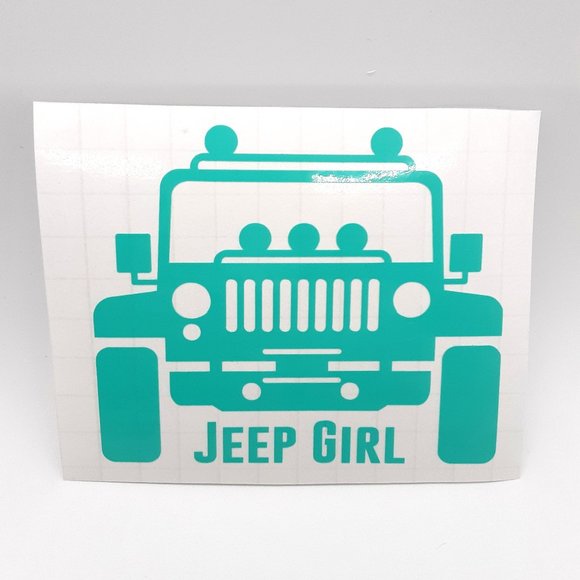 Accessories | Girl Car Decal Teal | Poshmark
